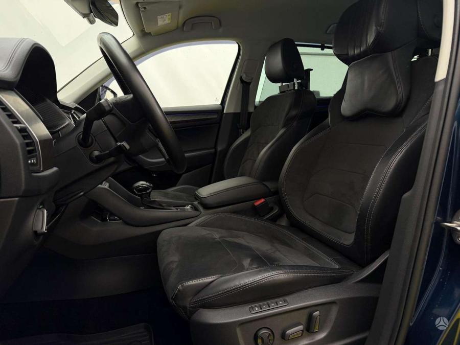Blue Skoda Kodiaq 2023 in Vilnius, with an engine capacity of 1.98 L and mileage of 95 thousand km for 34700 €, photo 10 on AUTOMOTO.COM.LV