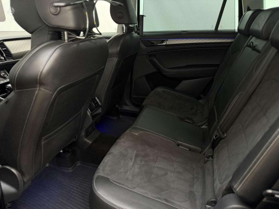 Blue Skoda Kodiaq 2023 in Vilnius, with an engine capacity of 1.98 L and mileage of 95 thousand km for 34700 €, photo 11 on AUTOMOTO.COM.LV