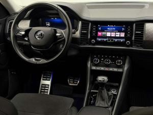 Blue Skoda Kodiaq 2023 in Vilnius, with an engine capacity of 1.98 L and mileage of 95 thousand km for 34700 €, photo 17 on AUTOMOTO.COM.LV