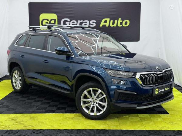 Синий Шкода Kodiaq 2023 в Вильнюс, объемом двигателя 1.98 л и пробегом 95 тыс. км за 34700 €, фото 4 на AUTOMOTO.COM.LV