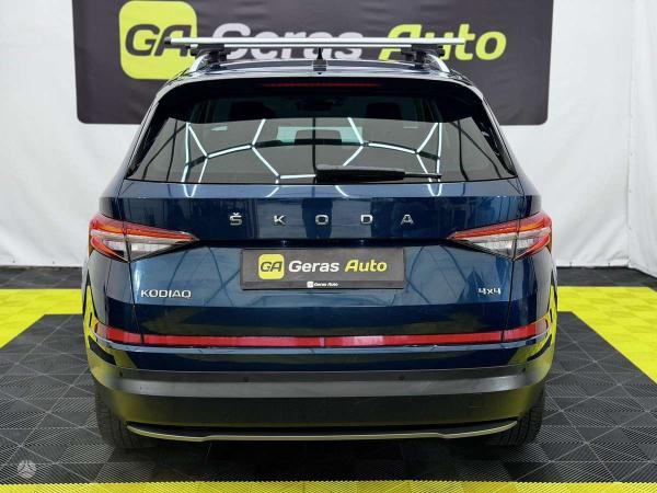 Синий Шкода Kodiaq 2023 в Вильнюс, объемом двигателя 1.98 л и пробегом 95 тыс. км за 34700 €, фото 6 на AUTOMOTO.COM.LV