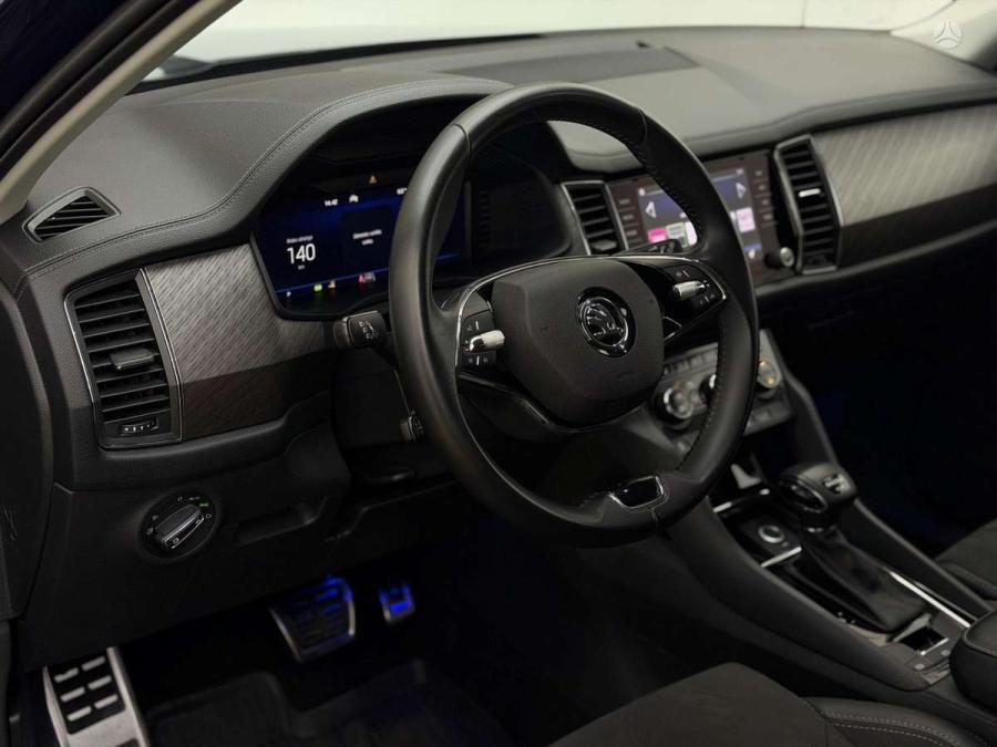 Zils Skoda Kodiaq 2023 Viļņa, ar dzinēja tilpumu 1.98 L un nobraukumu 95 tūkst. km par 34700 €, foto 9 vietnē AUTOMOTO.COM.LV