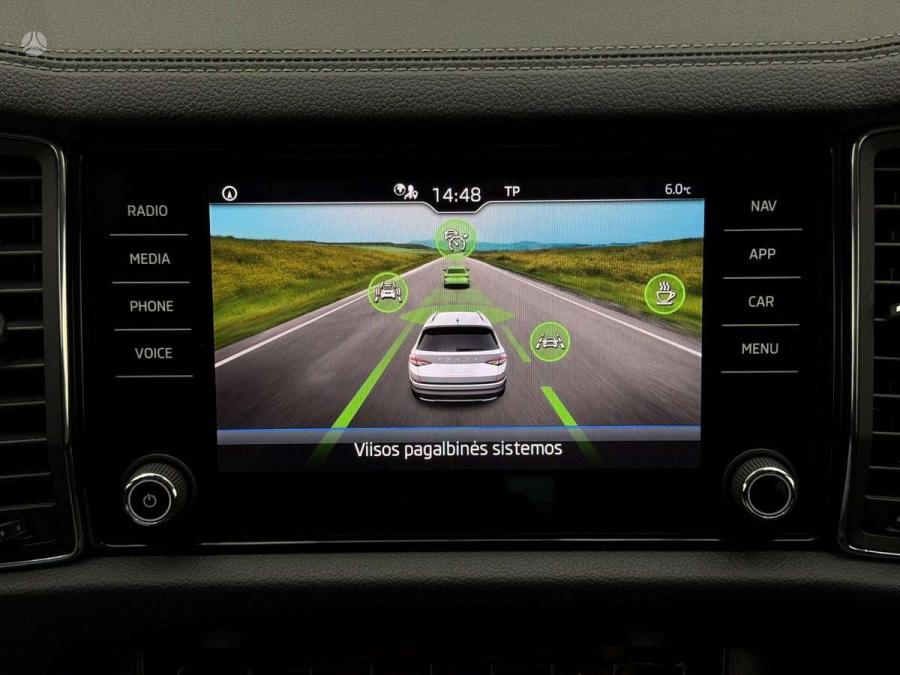 Zils Skoda Kodiaq 2023 Viļņa, ar dzinēja tilpumu 1.98 L un nobraukumu 95 tūkst. km par 34700 €, foto 25 vietnē AUTOMOTO.COM.LV