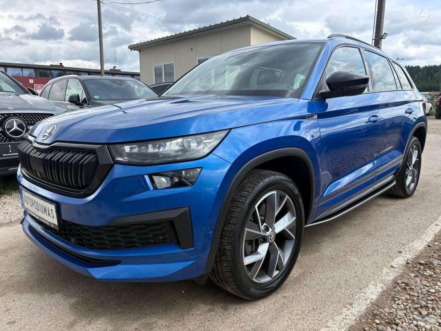 Zils Skoda Kodiaq 2023 Viļņa, ar dzinēja tilpumu 1.97 L un nobraukumu 216 tūkst. km par 25100 €, foto 1 vietnē AUTOMOTO.COM.LV