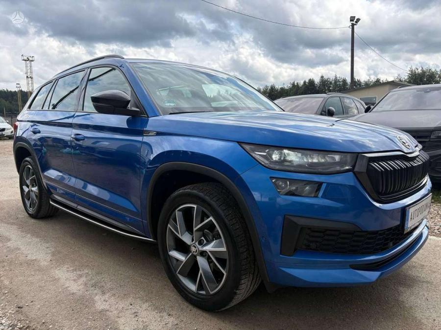 Zils Skoda Kodiaq 2023 Viļņa, ar dzinēja tilpumu 1.97 L un nobraukumu 216 tūkst. km par 25100 €, foto 3 vietnē AUTOMOTO.COM.LV