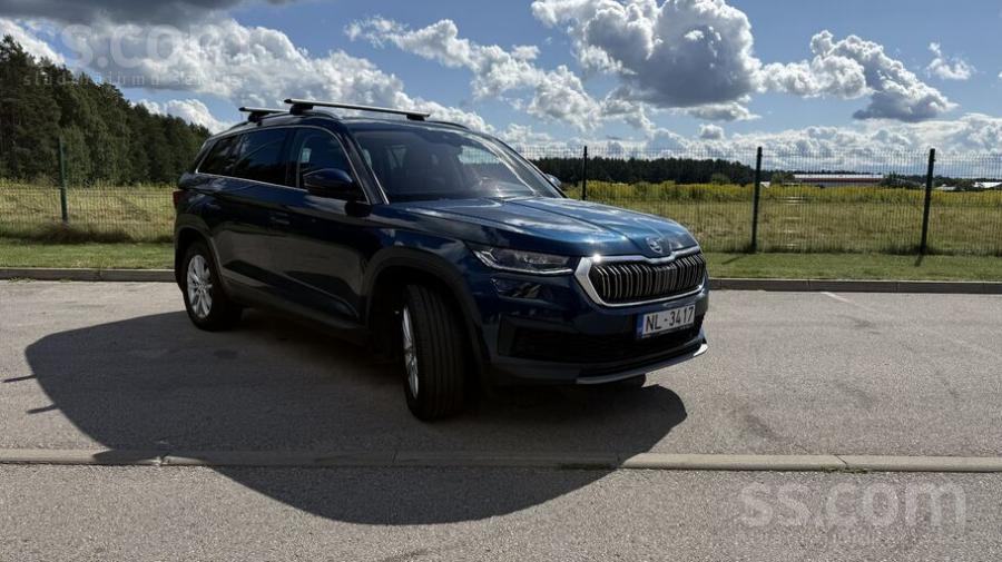 Синий Шкода Kodiaq 2023 в Рига, объемом двигателя 2.00 л и пробегом 79 тыс. км за 33800 €, фото 10 на AUTOMOTO.COM.LV