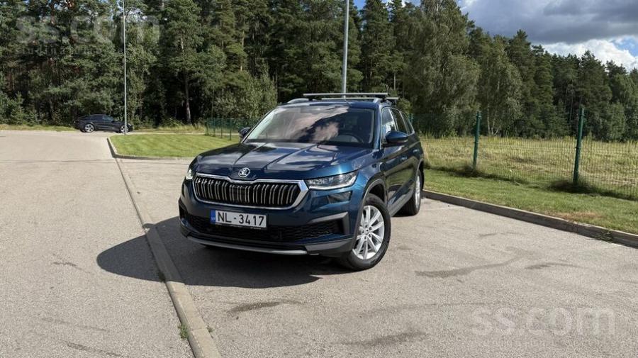 Синий Шкода Kodiaq 2023 в Рига, объемом двигателя 2.00 л и пробегом 79 тыс. км за 33800 €, фото 11 на AUTOMOTO.COM.LV