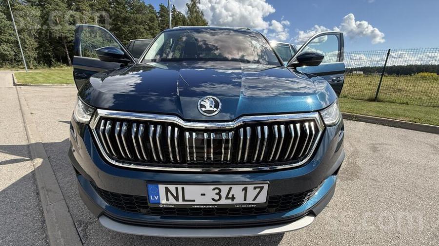 Синий Шкода Kodiaq 2023 в Рига, объемом двигателя 2.00 л и пробегом 79 тыс. км за 33800 €, фото 33 на AUTOMOTO.COM.LV