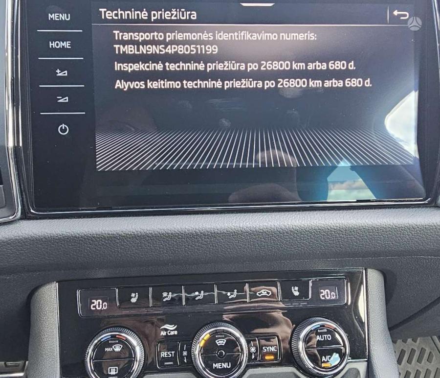 Zils Skoda Kodiaq 2023 Viļņa, ar dzinēja tilpumu 1.97 L un nobraukumu 199 tūkst. km par 26400 €, foto 25 vietnē AUTOMOTO.COM.LV