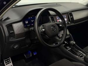Blue Skoda Kodiaq 2023 in Vilnius, with an engine capacity of 1.98 L and mileage of 95 thousand km for 34400 €, photo 9 on AUTOMOTO.COM.LV