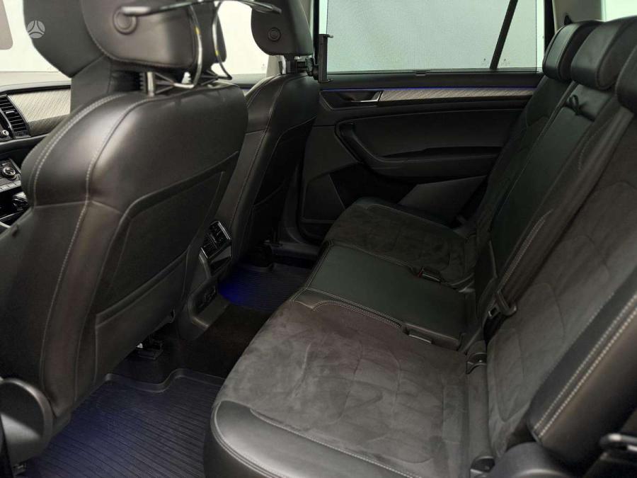 Blue Skoda Kodiaq 2023 in Vilnius, with an engine capacity of 1.98 L and mileage of 95 thousand km for 34400 €, photo 11 on AUTOMOTO.COM.LV