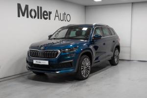 Blue Skoda Kodiaq 2023 in Vilnius, with an engine capacity of 2.00 L and mileage of 148 thousand km for 31950 €, photo  on AUTOMOTO.COM.LV