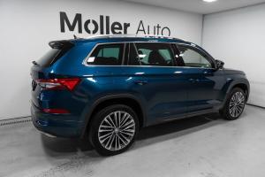 Blue Skoda Kodiaq 2023 in Vilnius, with an engine capacity of 2.00 L and mileage of 148 thousand km for 31950 €, photo 4 on AUTOMOTO.COM.LV