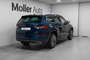 Blue Skoda Kodiaq 2023 in Vilnius, with an engine capacity of 2.00 L and mileage of 148 thousand km for 31950 €, photo 5 on AUTOMOTO.COM.LV