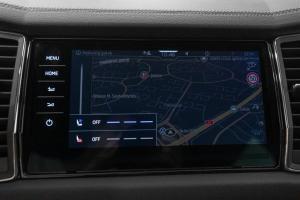 Blue Skoda Kodiaq 2023 in Vilnius, with an engine capacity of 2.00 L and mileage of 148 thousand km for 31950 €, photo 14 on AUTOMOTO.COM.LV
