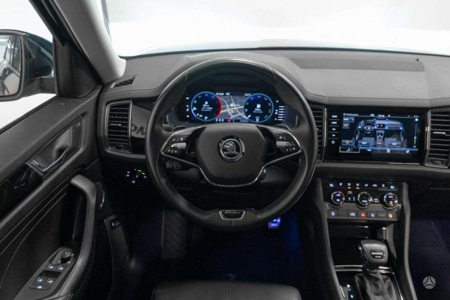 Синий Шкода Kodiaq 2023 в Вильнюс, объемом двигателя 2.00 л и пробегом 148 тыс. км за 31950 €, фото 12 на AUTOMOTO.COM.LV