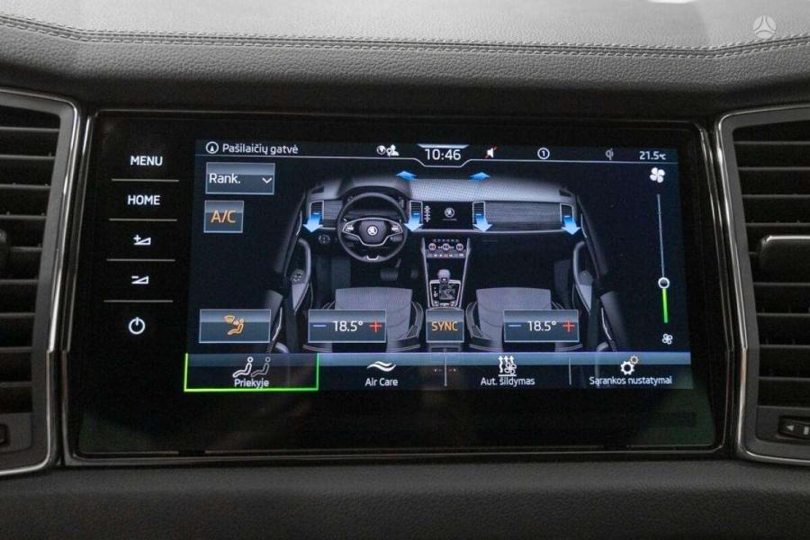 Синий Шкода Kodiaq 2023 в Вильнюс, объемом двигателя 2.00 л и пробегом 148 тыс. км за 31950 €, фото 21 на AUTOMOTO.COM.LV