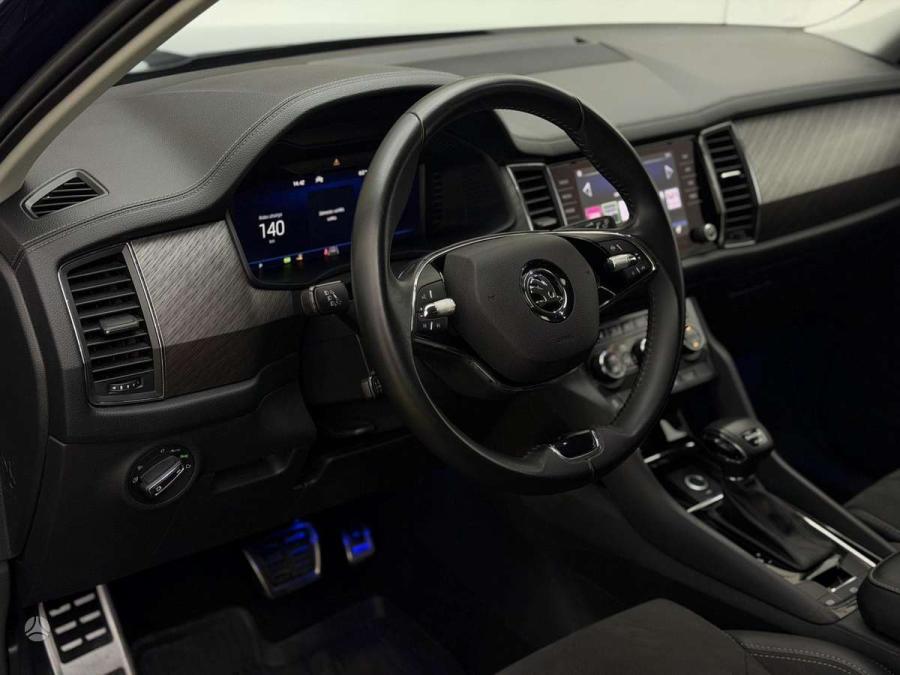 Синий Шкода Kodiaq 2023 в Вильнюс, объемом двигателя 1.98 л и пробегом 95 тыс. км за 34350 €, фото 9 на AUTOMOTO.COM.LV
