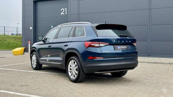 Blue Skoda Kodiaq 2023 in Vilnius, with an engine capacity of 1.97 L and mileage of 189 thousand km for 25300 €, photo 5 on AUTOMOTO.COM.LV