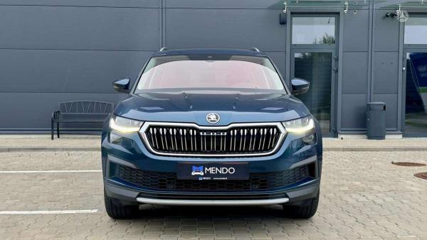 Blue Skoda Kodiaq 2023 in Vilnius, with an engine capacity of 1.97 L and mileage of 189 thousand km for 25300 €, photo 6 on AUTOMOTO.COM.LV