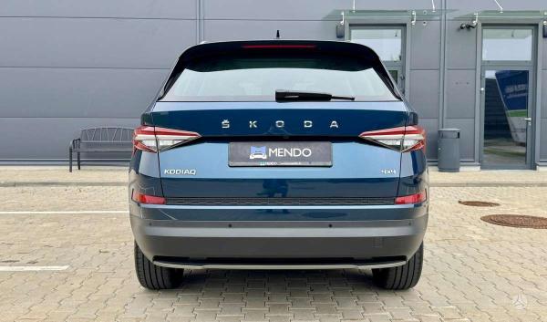 Blue Skoda Kodiaq 2023 in Vilnius, with an engine capacity of 1.97 L and mileage of 189 thousand km for 25300 €, photo 7 on AUTOMOTO.COM.LV