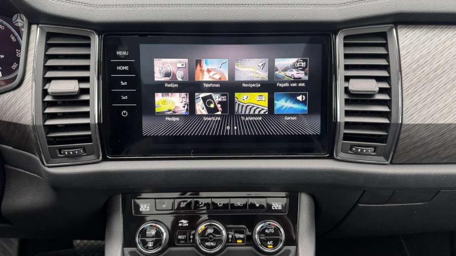 Zils Skoda Kodiaq 2023 Viļņa, ar dzinēja tilpumu 1.97 L un nobraukumu 189 tūkst. km par 25300 €, foto 31 vietnē AUTOMOTO.COM.LV