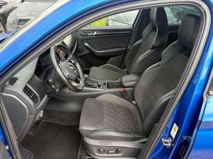 Blue Skoda Kodiaq 2023 in Vilnius, with an engine capacity of 1.97 L and mileage of 216 thousand km for 24600 €, photo 11 on AUTOMOTO.COM.LV