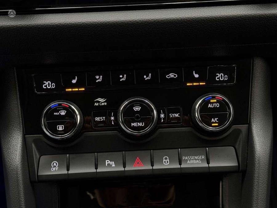 Синий Шкода Kodiaq 2023 в Вильнюс, объемом двигателя 1.98 л и пробегом 95 тыс. км за 34350 €, фото 21 на AUTOMOTO.COM.LV
