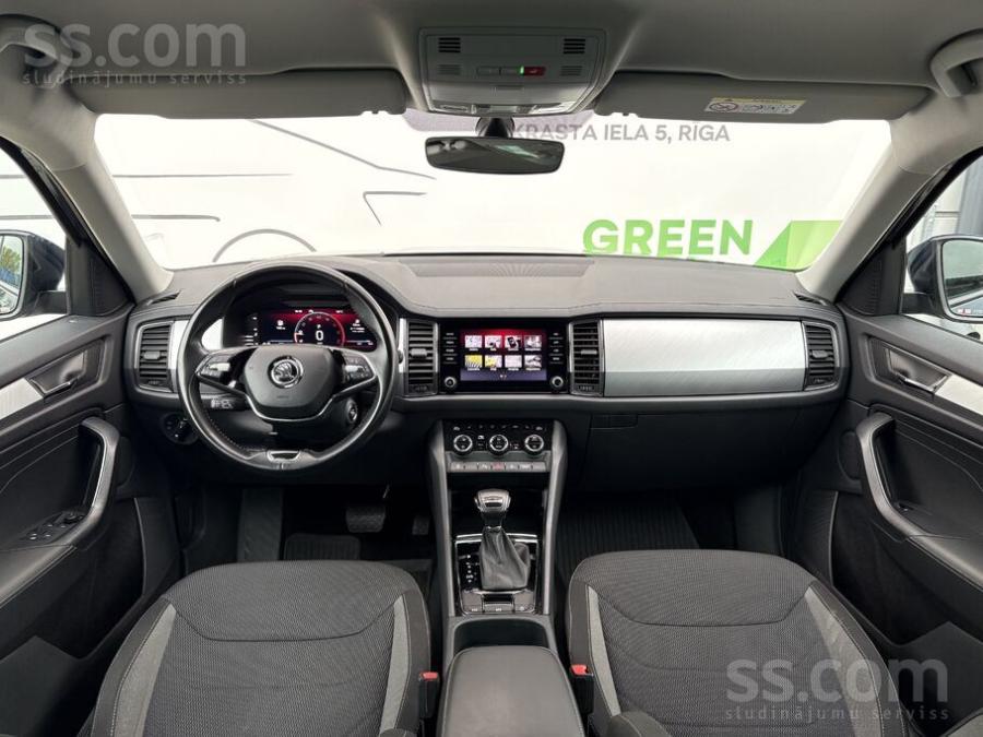 Blue Skoda Kodiaq 2023 in Riga, with an engine capacity of 2.00 L and mileage of 183 thousand km for 22900 €, photo 10 on AUTOMOTO.COM.LV