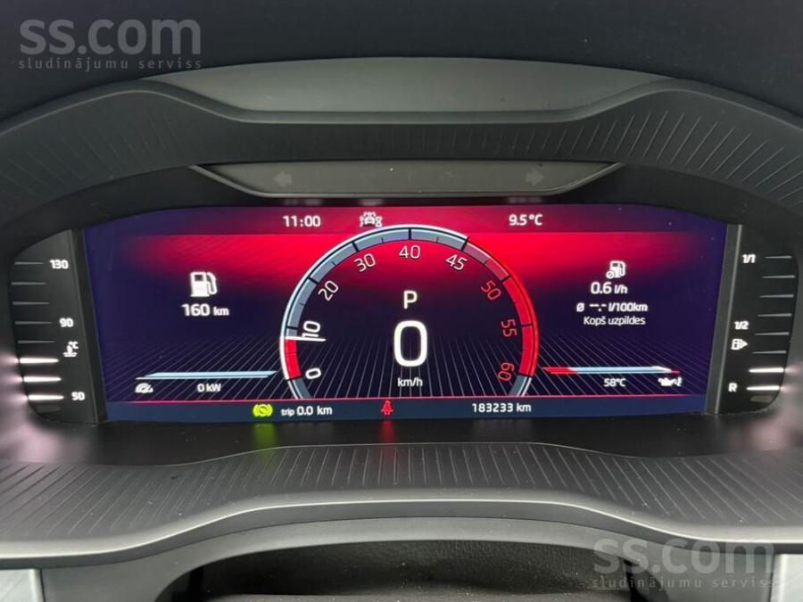 Blue Skoda Kodiaq 2023 in Riga, with an engine capacity of 2.00 L and mileage of 183 thousand km for 22900 €, photo 17 on AUTOMOTO.COM.LV