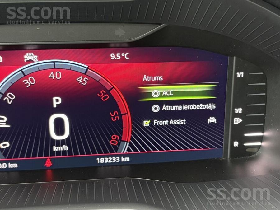 Blue Skoda Kodiaq 2023 in Riga, with an engine capacity of 2.00 L and mileage of 183 thousand km for 22900 €, photo 18 on AUTOMOTO.COM.LV