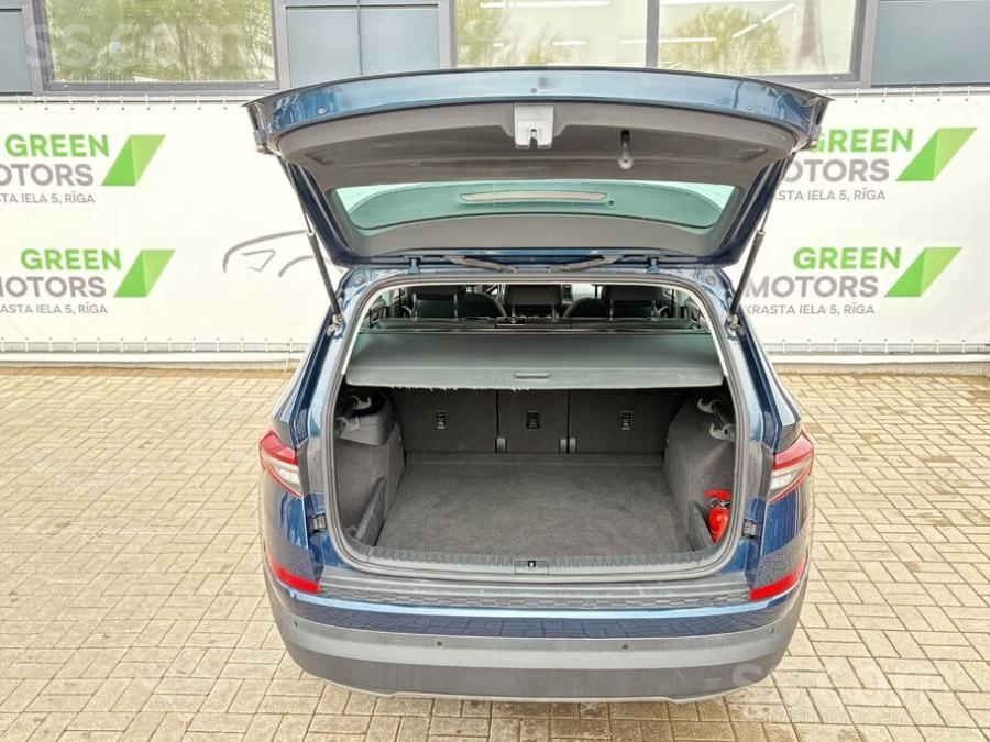 Blue Skoda Kodiaq 2023 in Riga, with an engine capacity of 2.00 L and mileage of 183 thousand km for 22900 €, photo 24 on AUTOMOTO.COM.LV