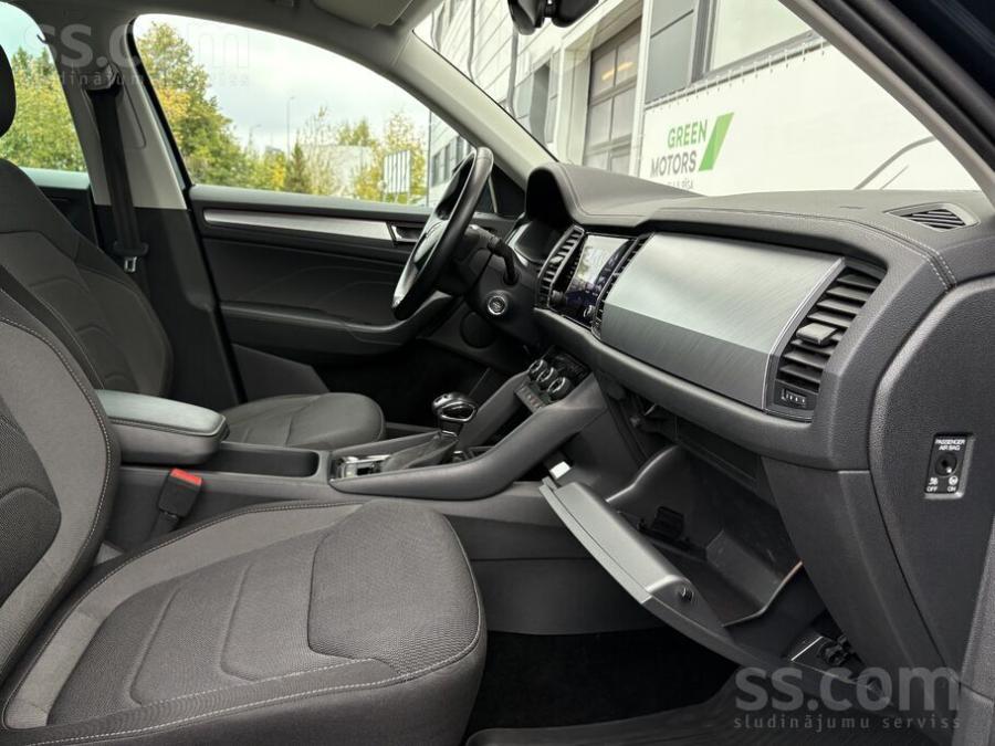 Blue Skoda Kodiaq 2023 in Riga, with an engine capacity of 2.00 L and mileage of 183 thousand km for 22900 €, photo 25 on AUTOMOTO.COM.LV