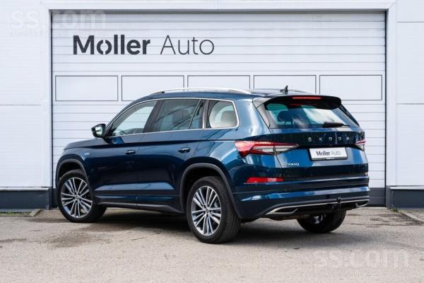 Синий Шкода Kodiaq 2023 в Рига, объемом двигателя 2.00 л и пробегом 143 тыс. км за 28950 €, фото 4 на AUTOMOTO.COM.LV