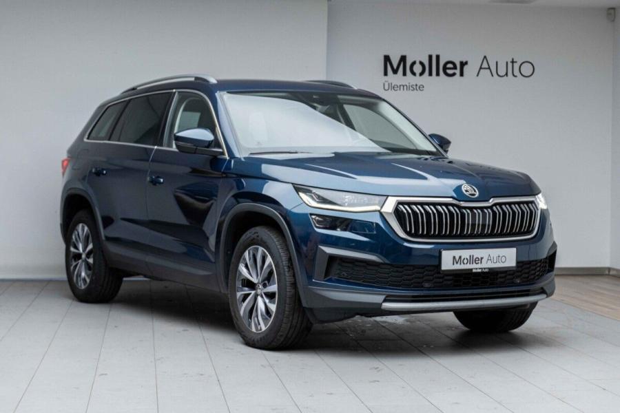Синий Шкода Kodiaq 2023 в Пеэтри, объемом двигателя 2.00 л и пробегом 135 тыс. км за 26450 €, фото 4 на AUTOMOTO.COM.LV