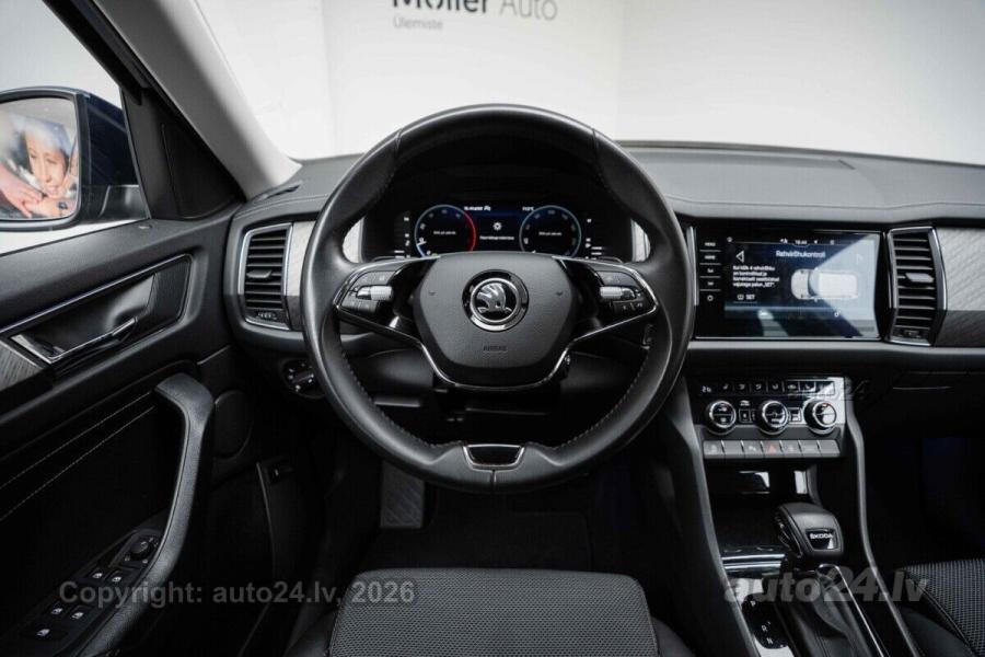 Синий Шкода Kodiaq 2023 в Таллин, объемом двигателя 2.00 л и пробегом 135 тыс. км за 26450 €, фото 12 на AUTOMOTO.COM.LV