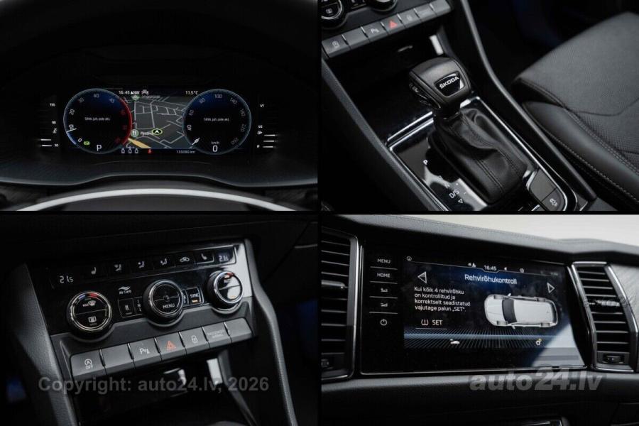 Синий Шкода Kodiaq 2023 в Таллин, объемом двигателя 2.00 л и пробегом 135 тыс. км за 26450 €, фото 16 на AUTOMOTO.COM.LV
