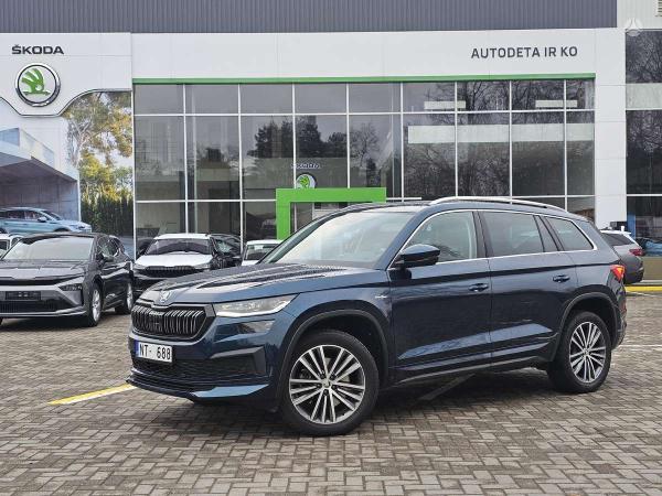 Синий Шкода Kodiaq 2024 в Алитус, объемом двигателя 1.98 л и пробегом 20 тыс. км за 34990 €, фото 1 на AUTOMOTO.COM.LV
