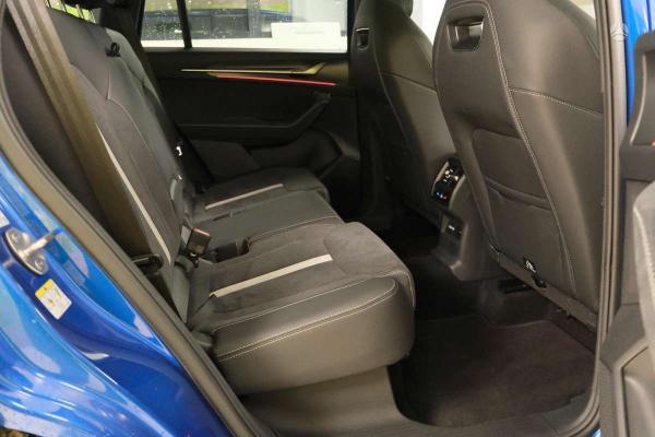 Blue Skoda Kodiaq 2024 in Vilnius, with an engine capacity of 1.50 L and mileage of 14 thousand km for 43300 €, photo 8 on AUTOMOTO.COM.LV