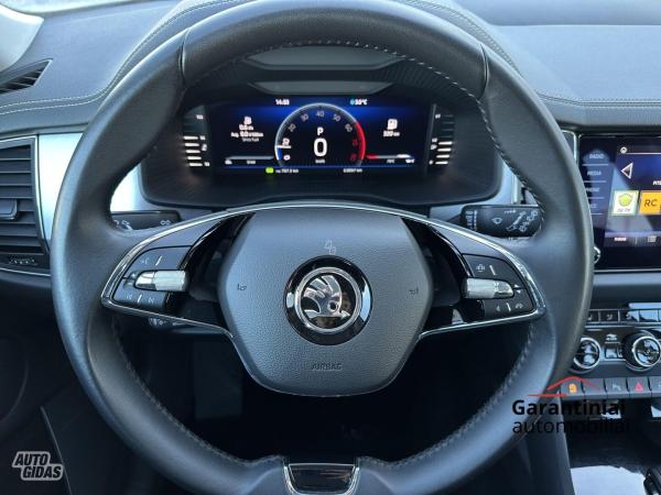 Blue Skoda Kodiaq 2024 in Avizieniai, with an engine capacity of 1.50 L and mileage of 63 thousand km for 28500 €, photo 6 on AUTOMOTO.COM.LV