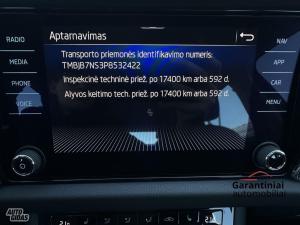 Синий Шкода Kodiaq 2024 в Авиженяй, объемом двигателя 1.50 л и пробегом 63 тыс. км за 28500 €, фото 16 на AUTOMOTO.COM.LV