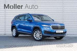 Blue Skoda Kodiaq 2024 in Riga, with an engine capacity of 2.00 L and mileage of 43 thousand km for 34741 €, photo 3 on AUTOMOTO.COM.LV