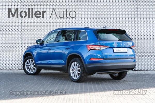 Blue Skoda Kodiaq 2024 in Riga, with an engine capacity of 2.00 L and mileage of 43 thousand km for 34741 €, photo 3 on AUTOMOTO.COM.LV
