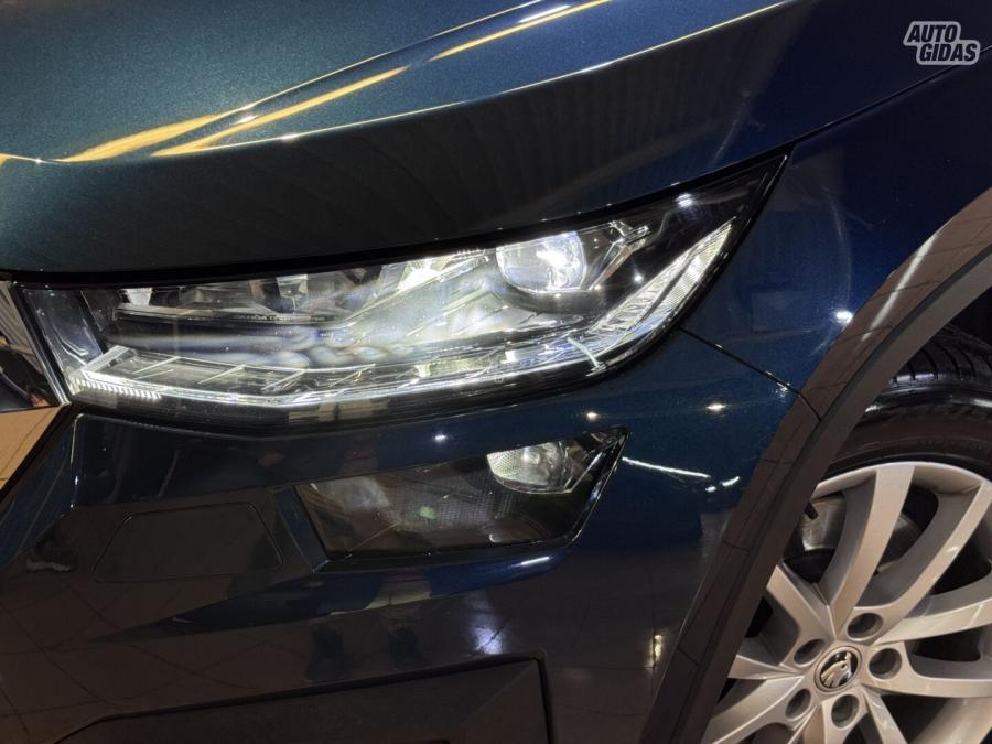 Blue Skoda Kodiaq 2024 in Avizieniai, with an engine capacity of 2.00 L and mileage of 83 thousand km for 32950 €, photo 5 on AUTOMOTO.COM.LV