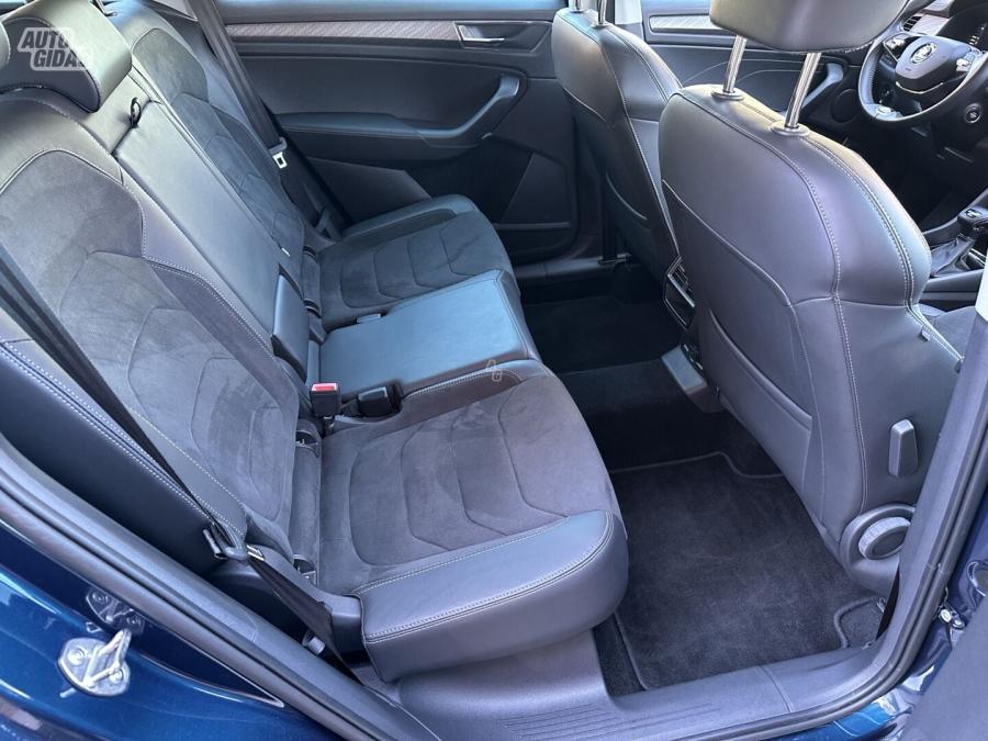 Blue Skoda Kodiaq 2024 in Avizieniai, with an engine capacity of 2.00 L and mileage of 83 thousand km for 32950 €, photo 10 on AUTOMOTO.COM.LV