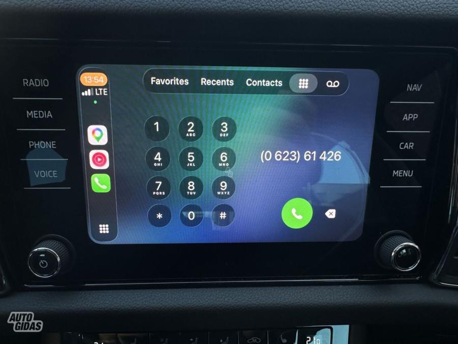 Blue Skoda Kodiaq 2024 in Avizieniai, with an engine capacity of 2.00 L and mileage of 83 thousand km for 32950 €, photo 18 on AUTOMOTO.COM.LV