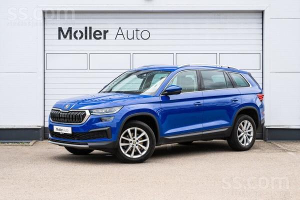 Blue Skoda Kodiaq 2024 in Riga, with an engine capacity of 2.00 L and mileage of 127 thousand km for 28950 €, photo 1 on AUTOMOTO.COM.LV
