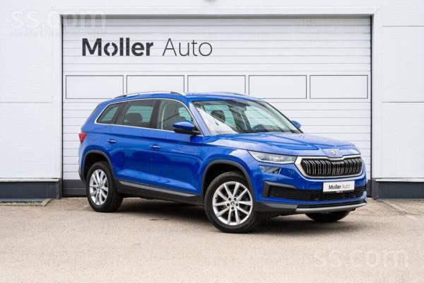 Blue Skoda Kodiaq 2024 in Riga, with an engine capacity of 2.00 L and mileage of 127 thousand km for 28950 €, photo 2 on AUTOMOTO.COM.LV