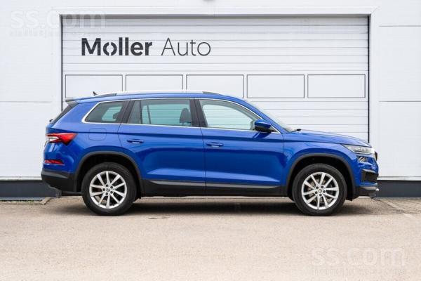 Blue Skoda Kodiaq 2024 in Riga, with an engine capacity of 2.00 L and mileage of 127 thousand km for 28950 €, photo 5 on AUTOMOTO.COM.LV