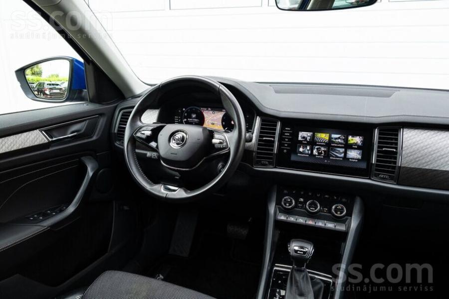 Синий Шкода Kodiaq 2024 в Рига, объемом двигателя 2.00 л и пробегом 127 тыс. км за 28950 €, фото 10 на AUTOMOTO.COM.LV